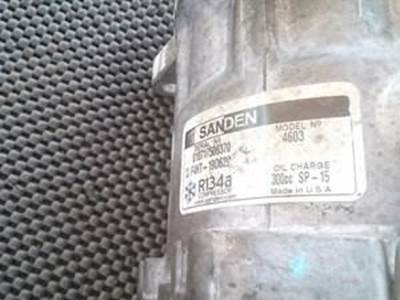Sanden 4603 A/C Compressor With A Double V-Belt Pulley, Electronic ...