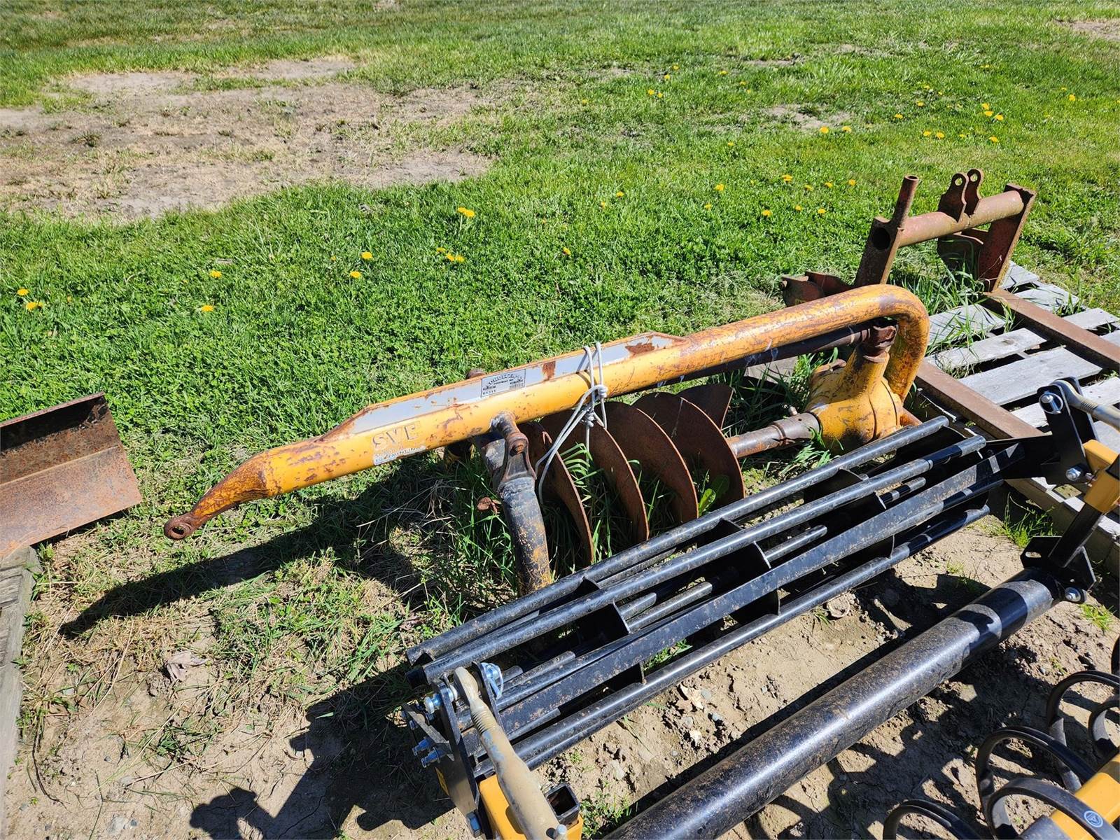 Used Post Hole Digger - 3Pt. Mount, Pto Driving, Comes With Auger. For ...