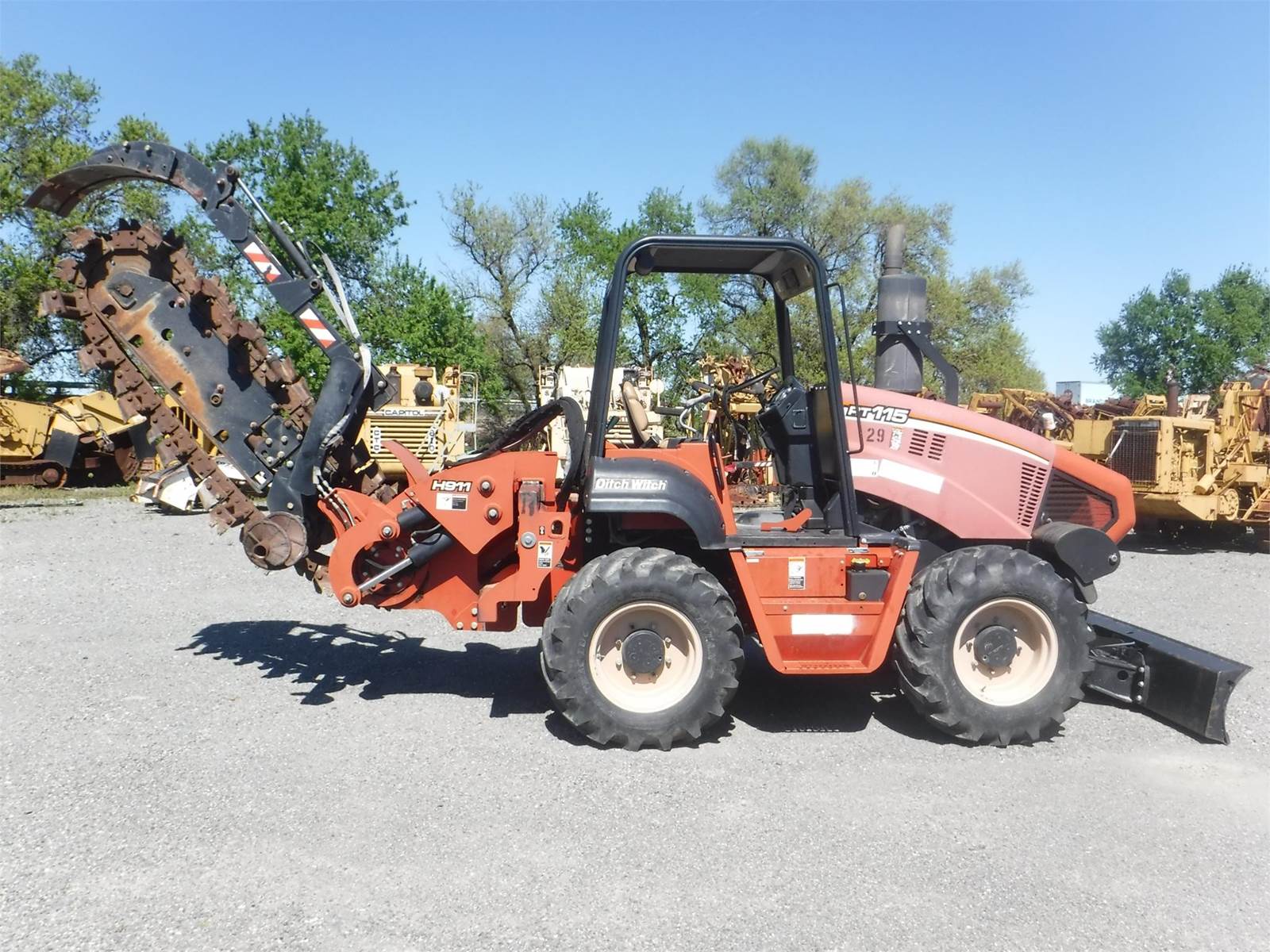 2008 Ditch Witch RT115H Trencher For Sale, 364 Hours | Woodland, CA ...