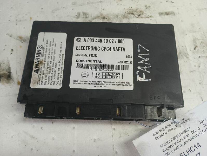 Freightliner Cascadia Chassis Control Module for a Frightliner Cascadia ...