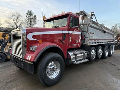 2007 Freightliner FLD120 Quad Axle Dump Truck - Detroit 515HP, 13 Speed ...