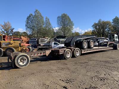 1990 Cozad 2+2+1 Lowboy Trailer For Sale - Redding, CA | Mittry Construction
