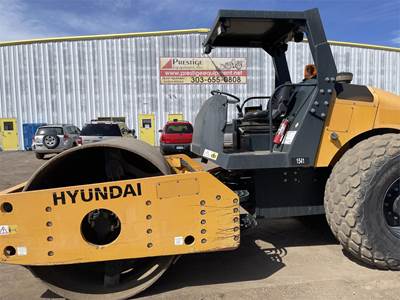 2018 Hyundai HR120C-9 Smooth Drum Roller Compactor For Sale - Redding ...