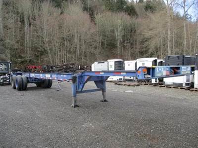 2007 CIMC 40x96 Tandem Axle Steel Container Chassis - Spring, Fixed ...