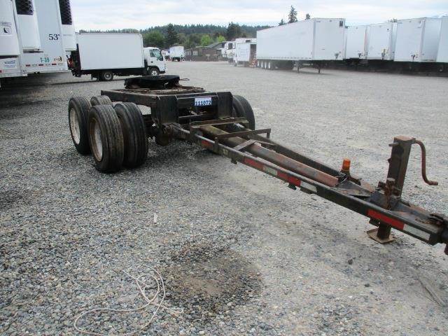 1980 EIGHT POINT LONG REACH TANDEM AXLE CONVERTER DOLLY Dolly Trailer ...