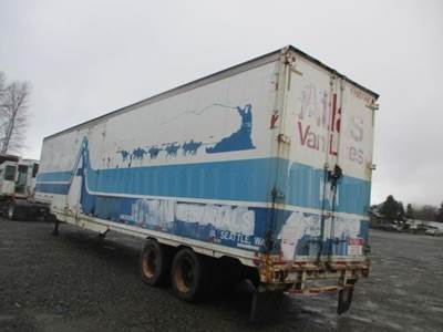 1993 Dorsey MOVING VAN - SINGLE DROP DRY VAN Drop Frame Trailer For ...