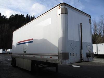 2004 Strick 28 ft Dry Van Trailer - Roll up Door, Spring, Single Axle, Fixed Axle For Sale ...