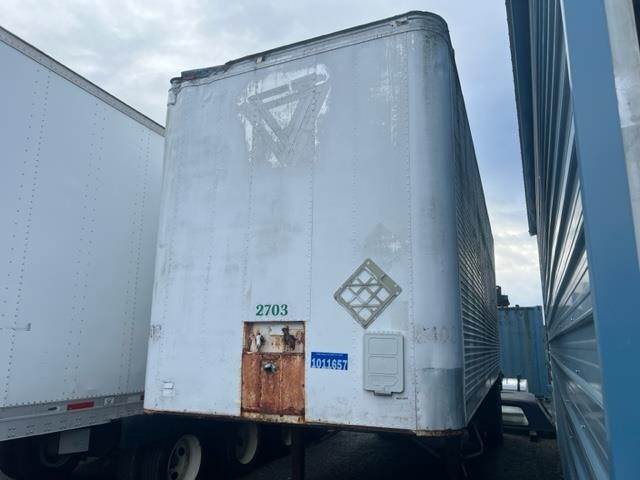 1971 Trailmobile 27 ft Dry Van Trailer - Roll up Door, Spring, Single ...