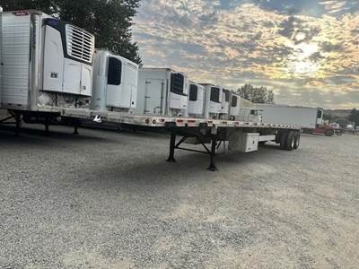 2015 Lode King COMBO FRONT AXLE SLIDE AIR RIDE FLATBED Flatbed Trailer ...