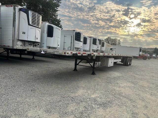 2015 Lode King COMBO FRONT AXLE SLIDE AIR RIDE FLATBED Flatbed Trailer ...