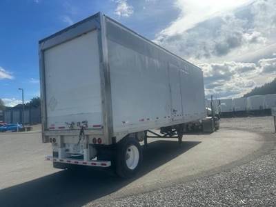 2001 Great Dane 28 ft Reefer Trailer - Single Axle, Fixed Axle, Roll up ...