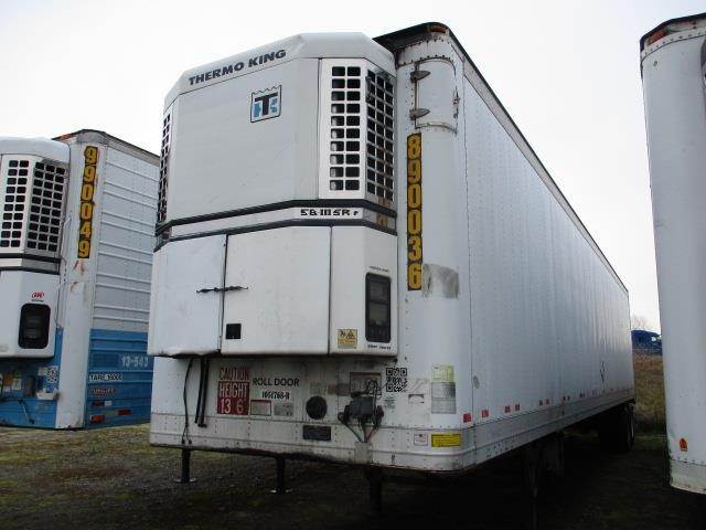 2000 Great Dane 48 ft Reefer Trailer - Sliding Axle, Roll up Door ...