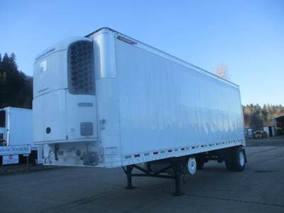 2014 Great Dane 28 ft Reefer Trailer - Single Axle, Fixed Axle, Roll up ...