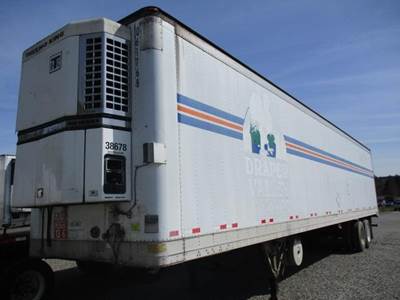 2001 Great Dane ROLL DOOR REEFER BOX - INSULATED STORAGE Reefer Trailer ...
