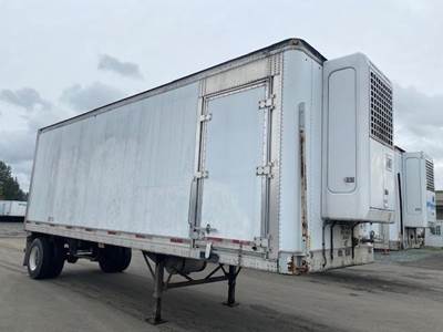 2000 Trailmobile 28 ft Reefer Trailer - Single Axle, Fixed Axle, Roll ...