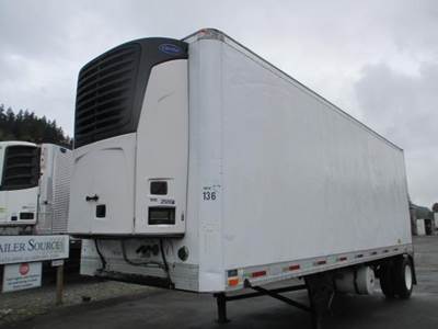 2001 UTILITY 28 ft Reefer Trailer - Single Axle, Fixed Axle, Roll up ...