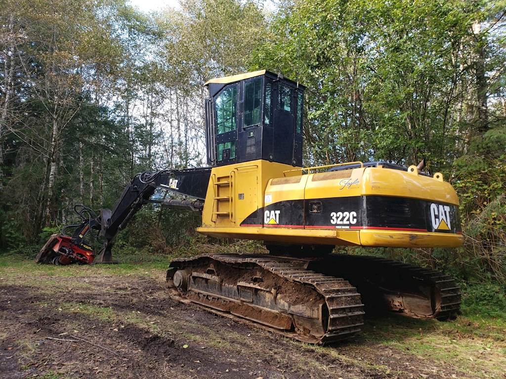 2006 Caterpillar 322C Logging Processor - Waratah HTH622 Felling Head ...