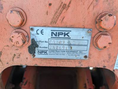 NPK C3D Compactor Attachment For Sale | Womelsdorf, PA | A-3423 ...