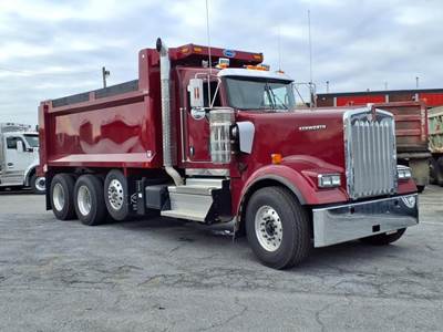 2025 Kenworth W900 Tri Axle Dump Truck - Cummins 525HP, 18 Speed Manual ...