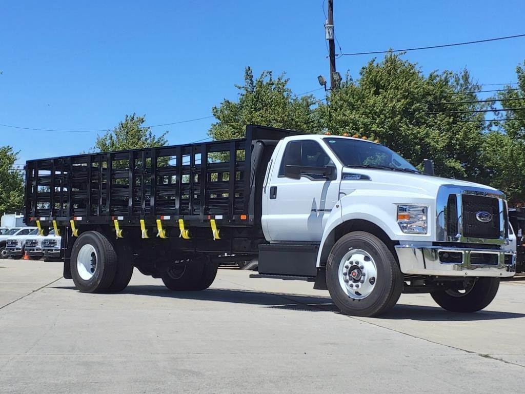 2025 Ford F-750 20 ft Stake Bed Truck - 300HP, Automatic For Sale, 72 ...