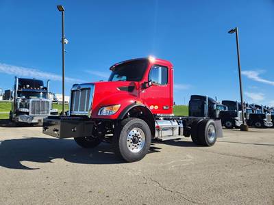 2025 Peterbilt 548 Single Axle Cab & Chassis Truck - Cummins, 330HP, 6 ...