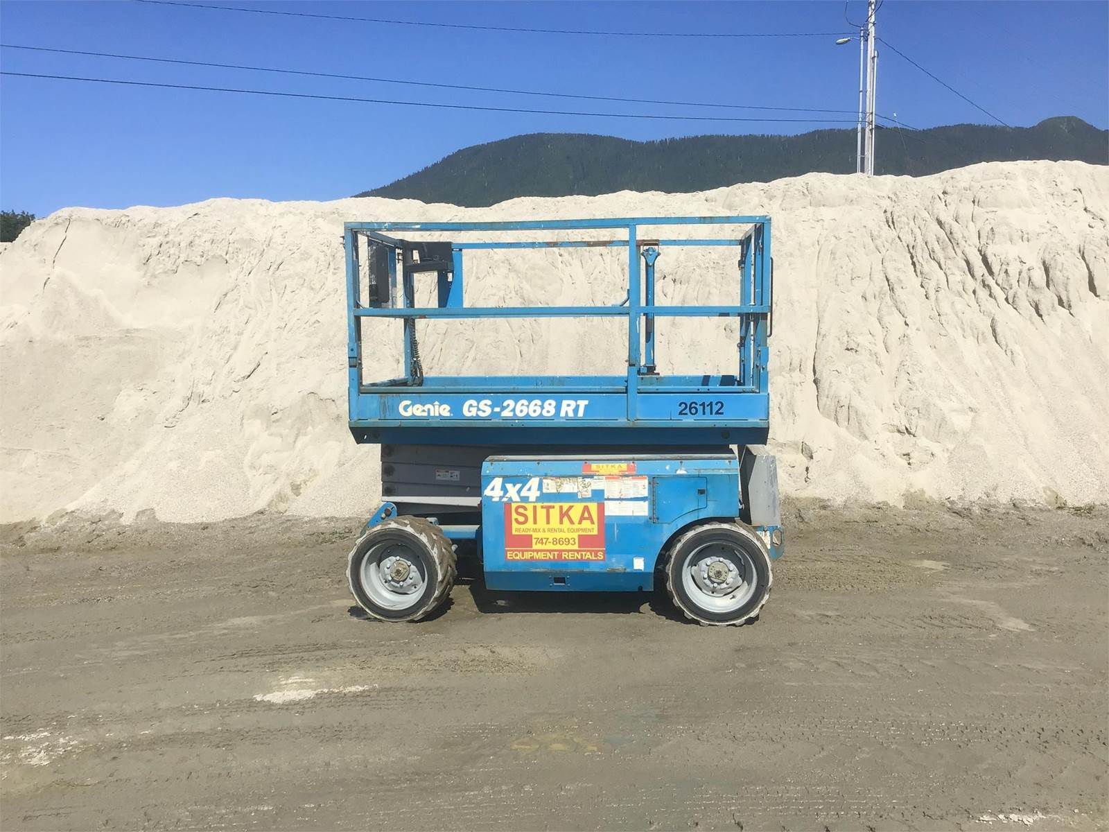 2008 Genie GS-2668 RT Scissor Lift - 32ft Working Height For Sale ...