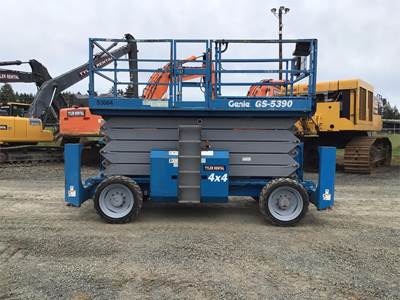 2013 Genie GS-5390 RT Scissor Lift For Sale, 2,122 Hours | Chehalis, WA ...