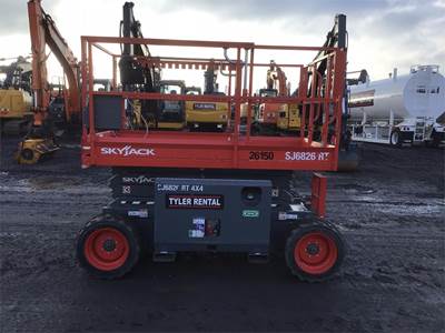 2020 Skyjack SJ6826RT Scissor Lift - 26ft Working Height For Sale ...