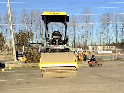 2019 BOMAG BW124DH-5 Smooth Drum Roller Compactor For Sale, 1,061 Hours ...