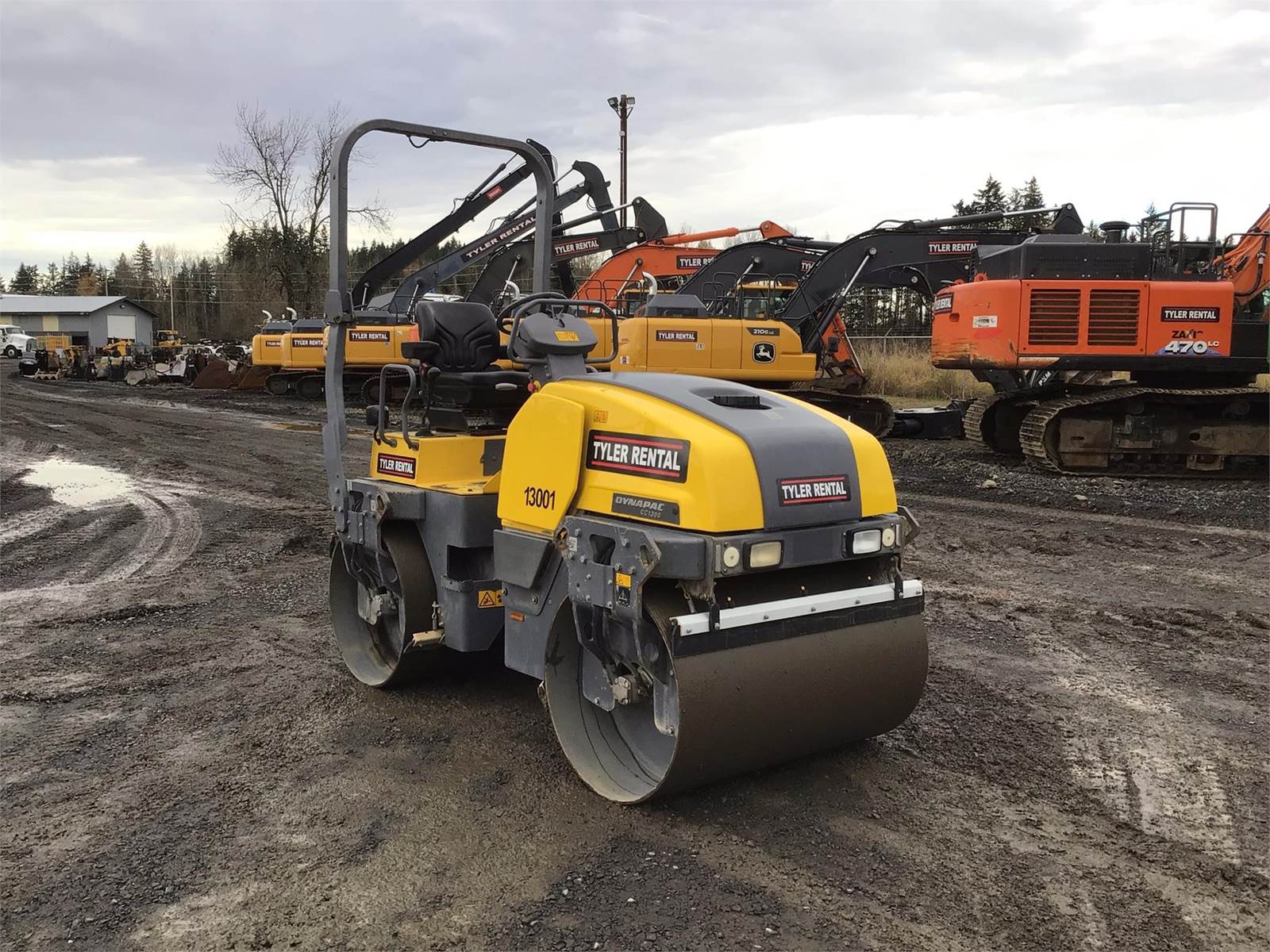 2017 Dynapac CC1300 Smooth Drum Roller Compactor For Sale, 1,128 Hours ...