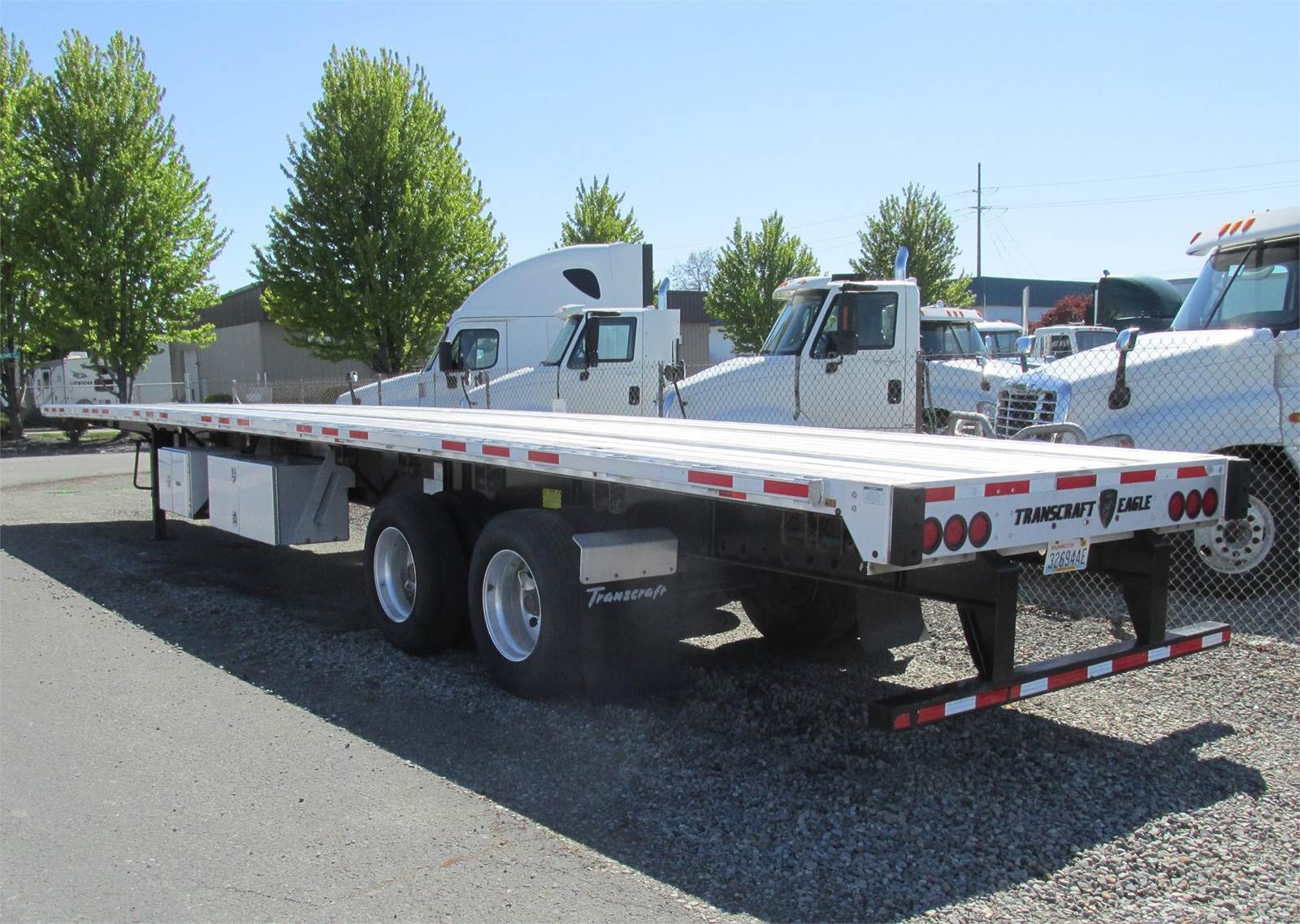 2021 Transcraft EAGLE - REAR AXLE SLIDE Flatbed Trailer For Sale ...