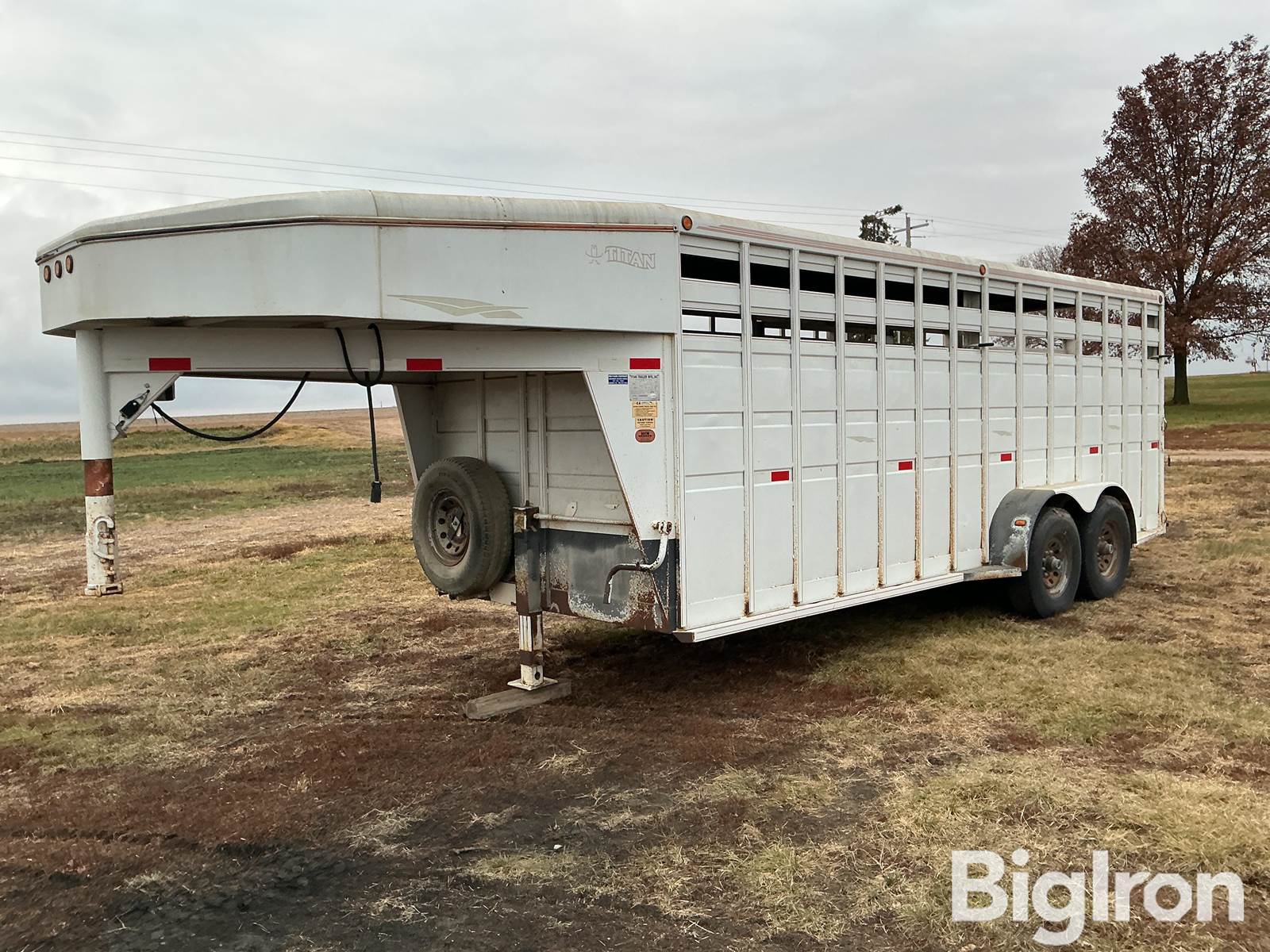 1999 Titan 20’ Gooseneck T/A Livestock Trailer For Sale | Exeter, NE ...