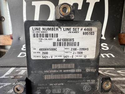2008 International 4300 Transmission Control Module (TCM) For Sale ...