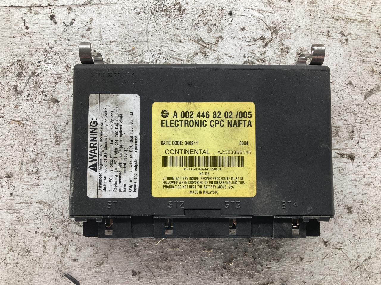 2012 Freightliner Cascadia Cab Control Module For Sale | Kansas City ...