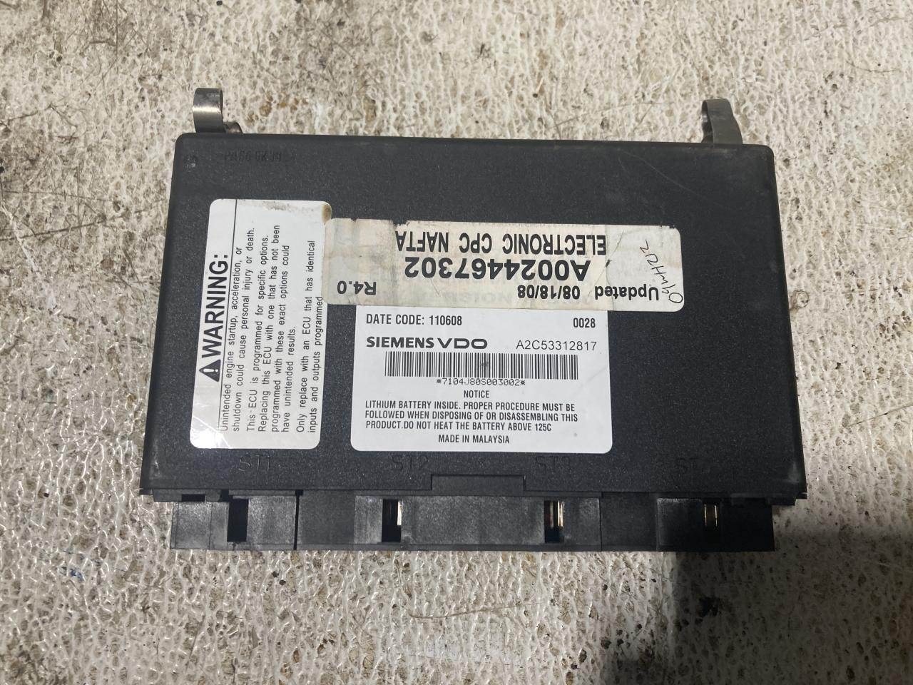 2009 Freightliner Cascadia Cab Control Module For Sale | Spencer, IA ...