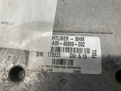 2005 Freightliner M2 106 Cab Control Module For Sale | Sioux Falls, SD ...