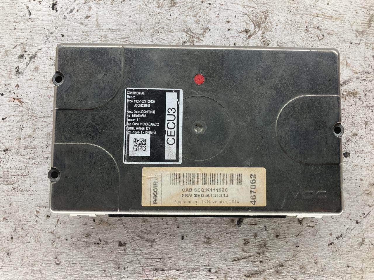 2015 Kenworth T680 Cab Control Module For Sale | Kansas City, MO | Q21 ...