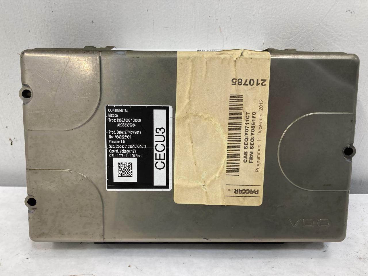 2013 Peterbilt 579 Cab Control Module For Sale | Sioux Falls, SD | Q21 ...