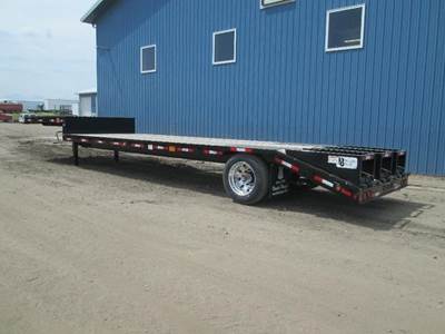 2027 Neville 39x102 Single Axle Steel Drop Deck Trailer - Spring, Fixed ...