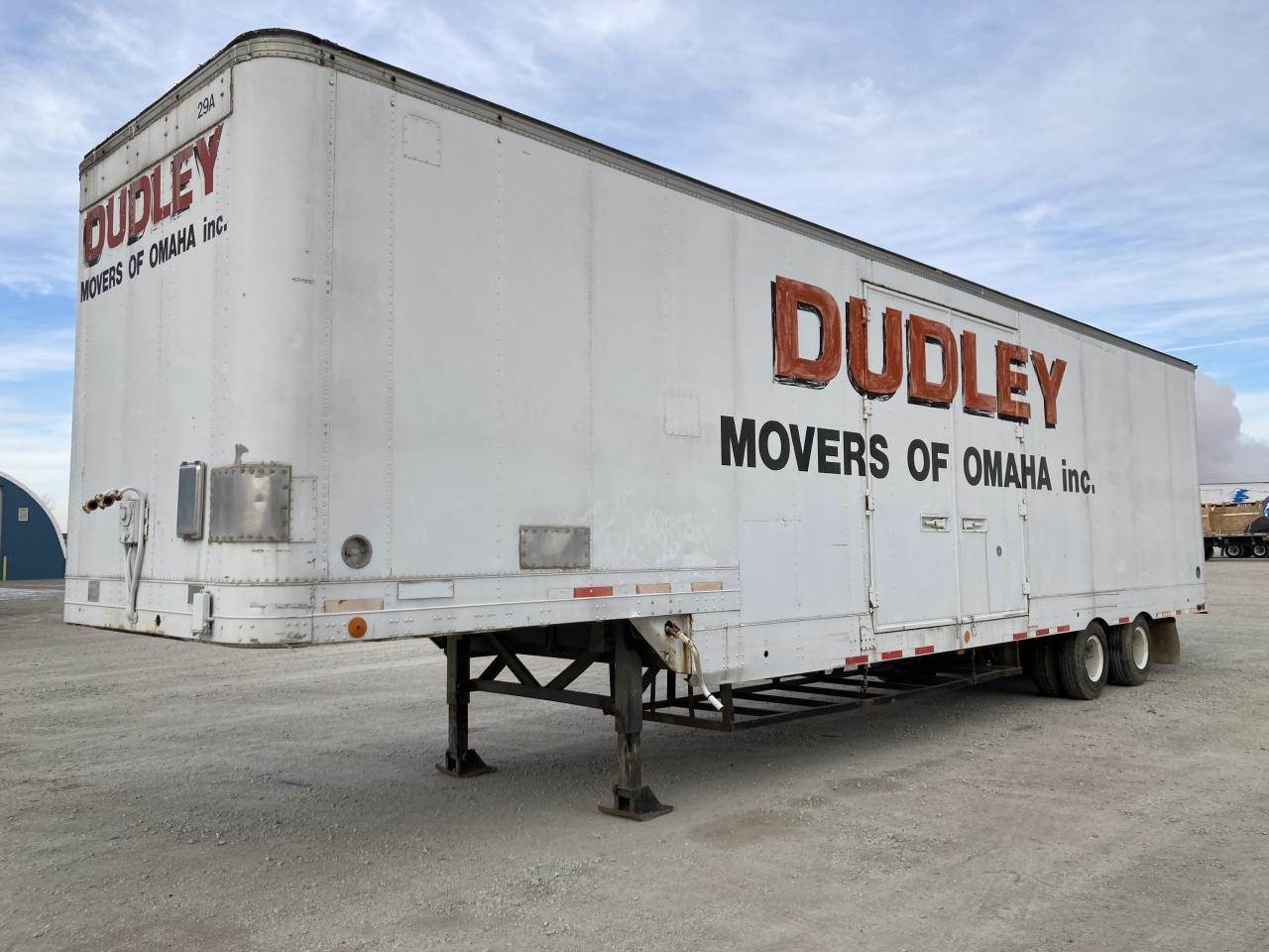 1973 Fruehauf 40x96 Tandem Axle Combination Drop Frame Trailer - Air ...