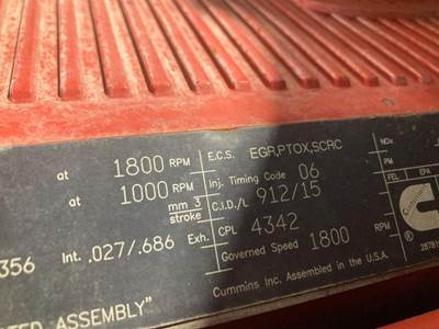2020 Cummins X15 Engine for a Peterbilt 579 For Sale | Winimac, IN ...