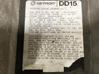 2018 Detroit DD15 Engine for a Freightliner Cascadia For Sale | Kansas ...