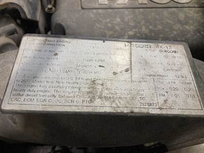 2018 Paccar MX-13 Engine for a Peterbilt 579 For Sale | Winimac, IN ...