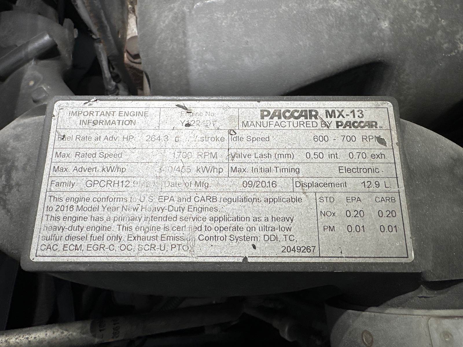 2017 Paccar MX-13 Engine for a Kenworth T680 For Sale | Council Bluffs ...