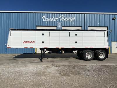 2024 Demco 30x96 Steel Hopper / Grain Trailer - Spring, Fixed Axle For ...