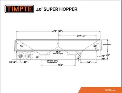 2025 Timpte 4066 Hopper / Grain Trailer For Sale | Spencer, IA ...