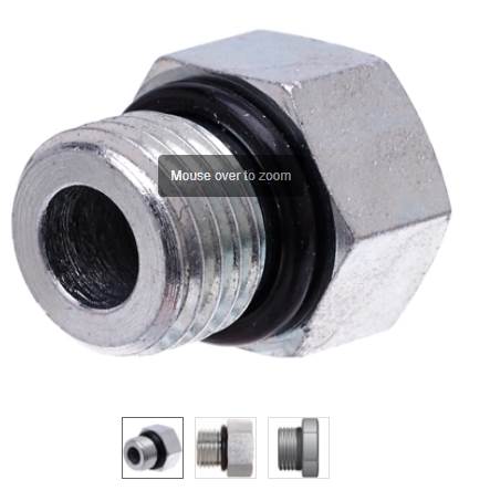 (New) Male O-Ring Boss Plug (Sae To Sae) For Sale | Sioux Falls, SD ...