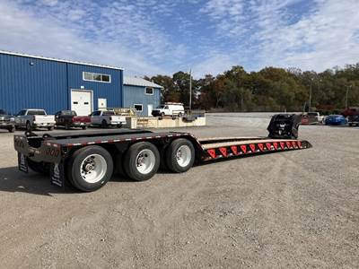 2027 Pitts LB55-22DC 53x102 Tri Axle Steel Lowboy Trailer - Air Ride ...