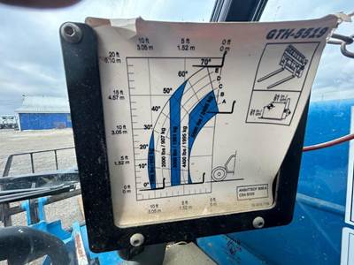 2017 Genie GTH-5519 Telehandler - 5000lb Capacity, 19ft Lift Height For ...