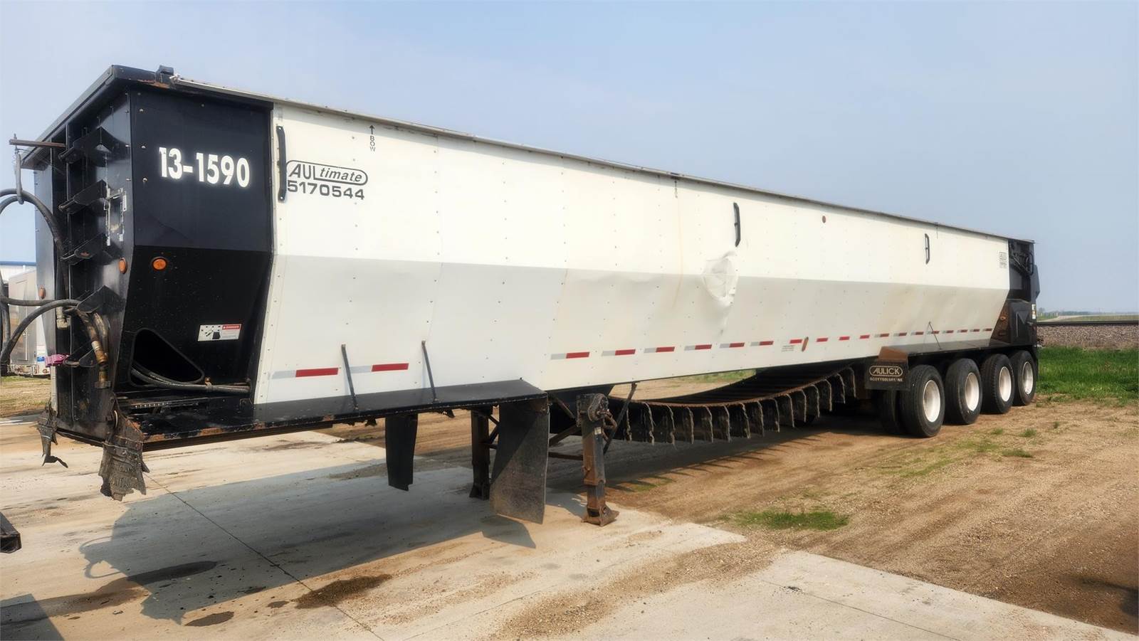 2013 Aulick 51x102 Quad Axle Steel Belt Trailer - Air Ride, Fixed Axle ...